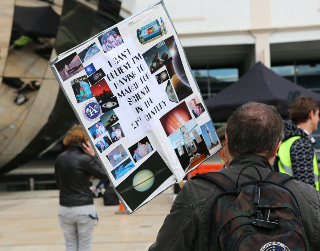 Eye-catching signs from March for Science Bristol – Physics World