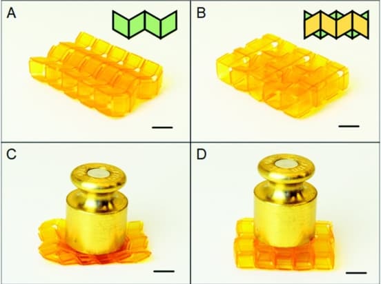 3D printed origami makes expandable load-bearing structures – Physics World