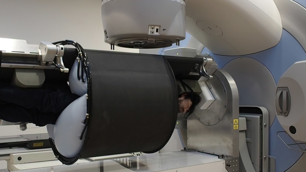 Patient rotation enables fixed-beam radiotherapy system – Physics World