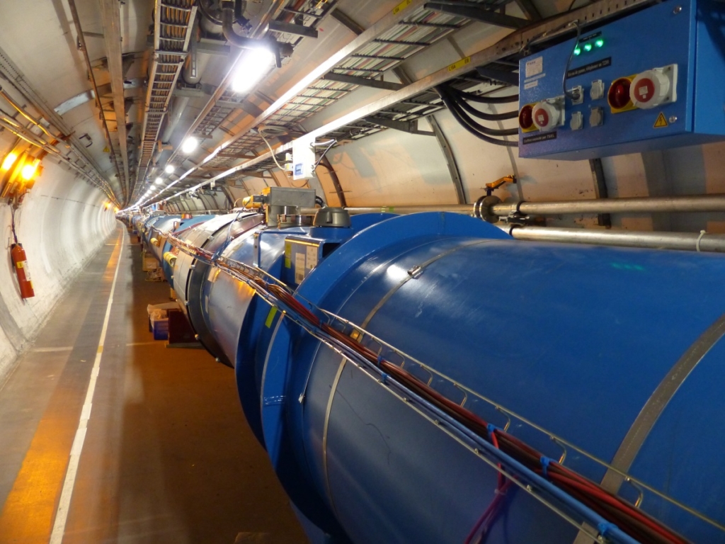 This is how CERN's Large Hadron Collider looks during the 2019 shutdown ...