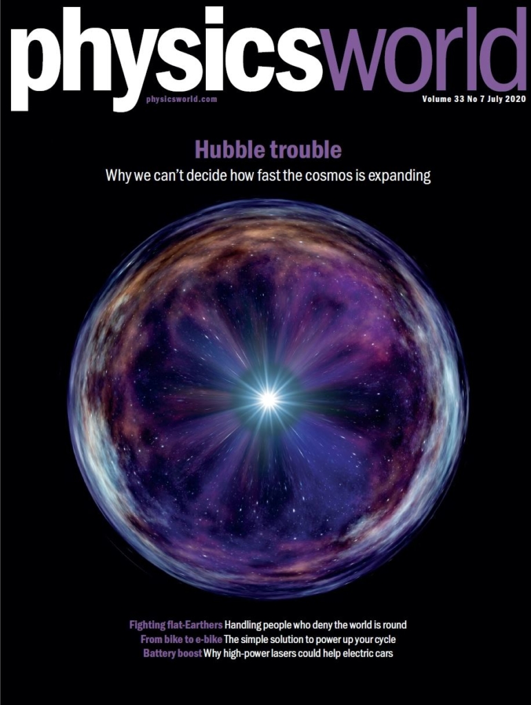 Hubble trouble, fighting 'flat-Earthers' and blue lasers for batteries ...