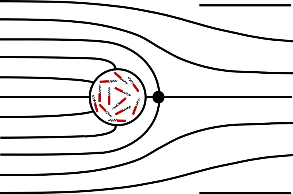 ‘Hyperbolic hedgehog’ steers active droplets in a liquid crystal ...