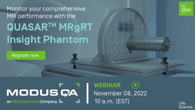 Monitor your comprehensive MRI performance with the QUASAR™ MRgRT ...