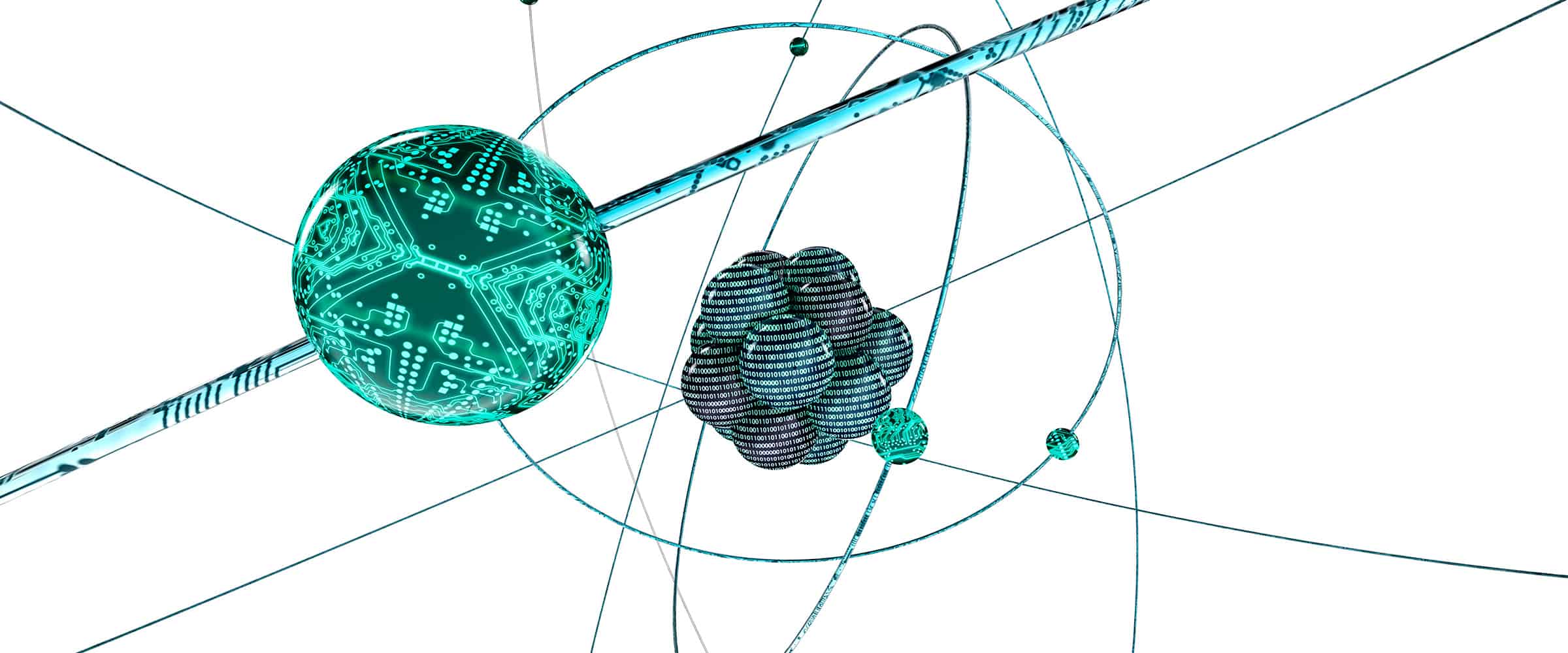 Illustration of atoms forming a quantum computer – Physics World