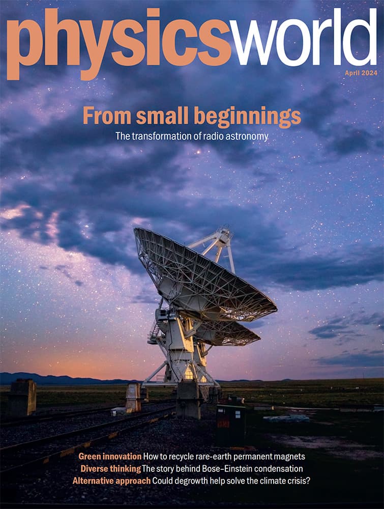 Physics World April 2024 cover – Physics World