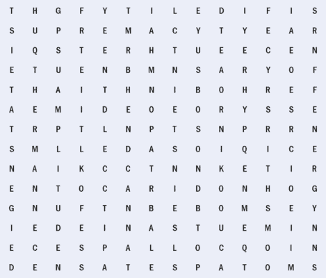 Can you solve this quantum cryptic word search? – Physics World