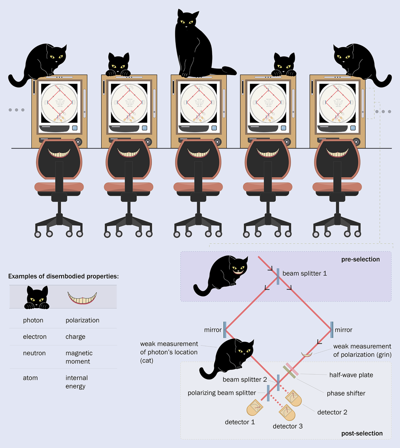 Curiouser and curiouser: delving into quantum Cheshire cats – Physics World